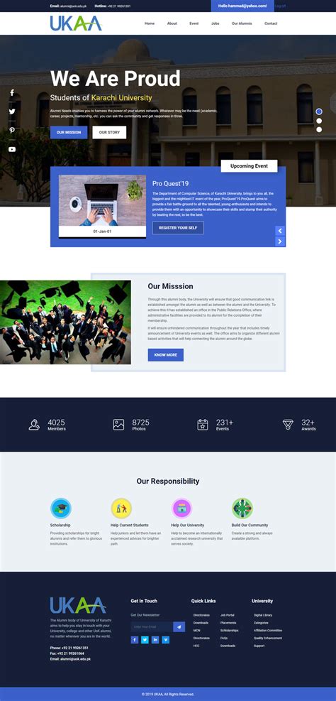 Alumni Management System Website Freelancer
