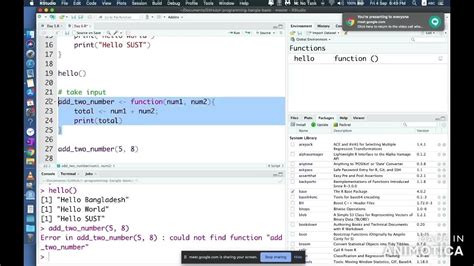 R Programming Tutorial Class 6 In Bangla By Md Rana Mahmud Youtube