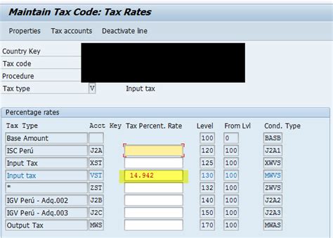Tax Rate Up To 4 Decimals Places Sap Community