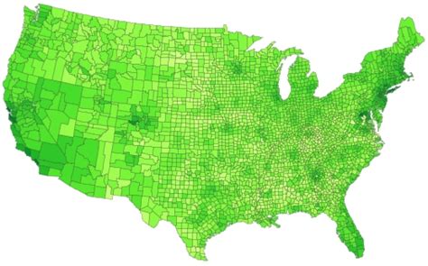 Summer 2012 Map Catalog Univariate Choropleth Map