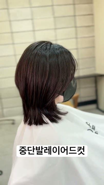 어깨에 닿는 레이어드컷 예쁜컷👉알팀헤어 조원장 Youtube