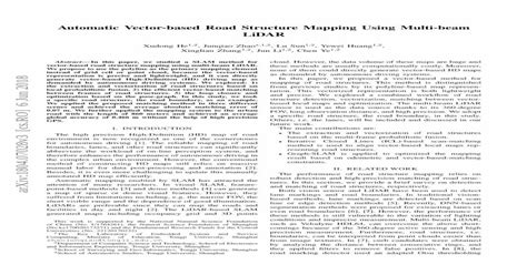 pdf automatic vector based road structure mapping using multi