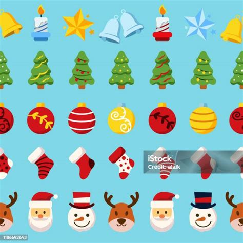 เครื่องประดับต้นคริสต์มาสแนวนอนลวดลายไม่มีรอยต่อ ภาพประกอบสต็อก ดาวน์โหลดรูปภาพตอนนี้ กลุ่ม