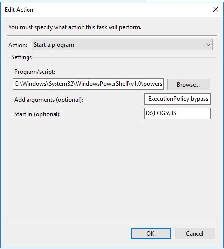 remove iis log files 4 deploy powershell automation by pipeline
