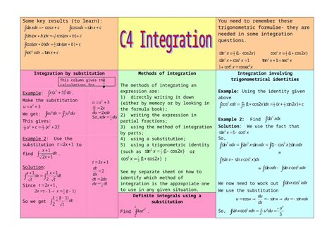 Doc Integration Revision Sheet Dokumen Tips