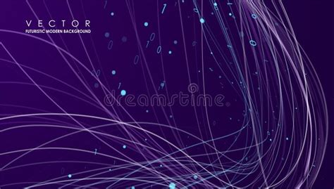 Abstract Data Transmission Visualization Stock Vector Illustration Of Color Background 277523679