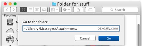 How To Access Attachment Files In Messages App From Mac Os X Finder