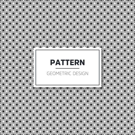 Premium Vector Seamless Geometric Black And White Pattern