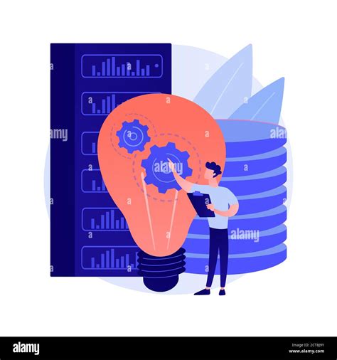 Innovative Big Data Solutions Abstract Concept Vector Illustration Stock Vector Image And Art Alamy