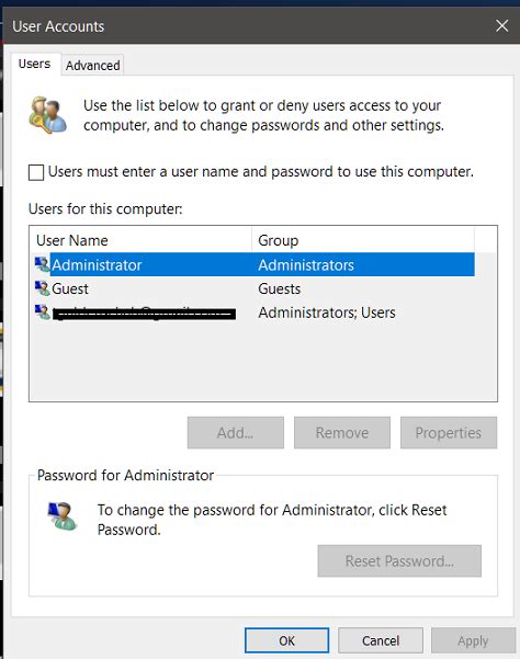 Userpasswords2 Windows 11