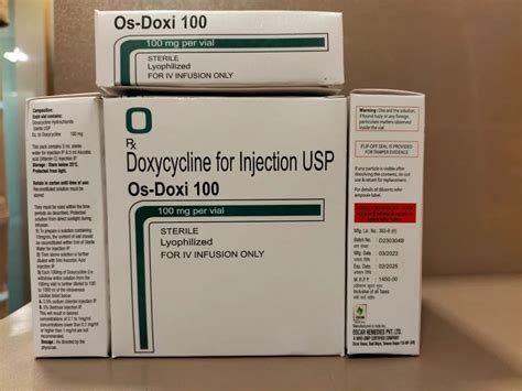 Os Doxi 100mg Doxycycline Inj At Best Price In Mumbai By Ikon Bio