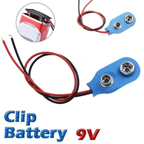 Kancing Baterai 9v Kotak 9 V Volt 9volt Tempat Baterai Lazada Indonesia