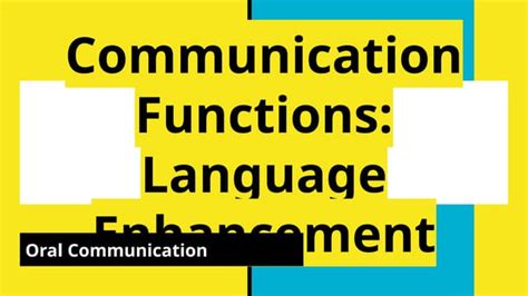 Communication Functions Language Enhancementpptx