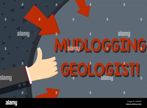 Text Sign Showing Mudlogging Geologist Business Photo Text Gather Information And Creating A