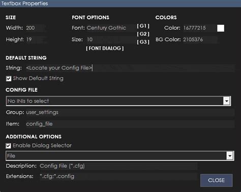 config file creator product tour config file creator