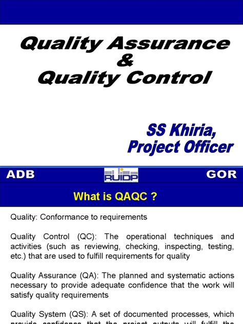 Qaqc Pdf Quality Assurance Concrete