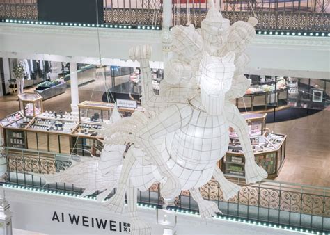 Ai Weiwei Installs Monstrous Sculptures At Le Bon Marché