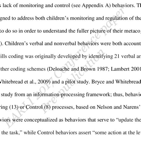 Scheme The Metascope Observational Coding Scheme Was Designed To Download Scientific Diagram