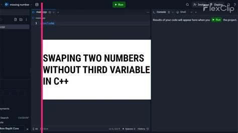 C Programming Trick Swap Two Numbers Without A Third Variable Youtube