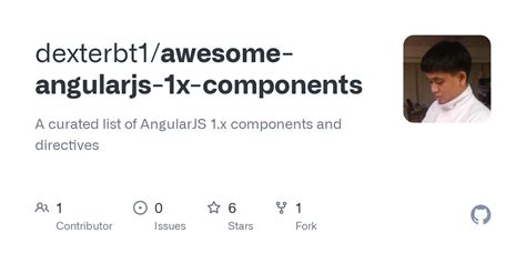 Github Dexterbt1awesome Angularjs 1x Components A Curated List Of