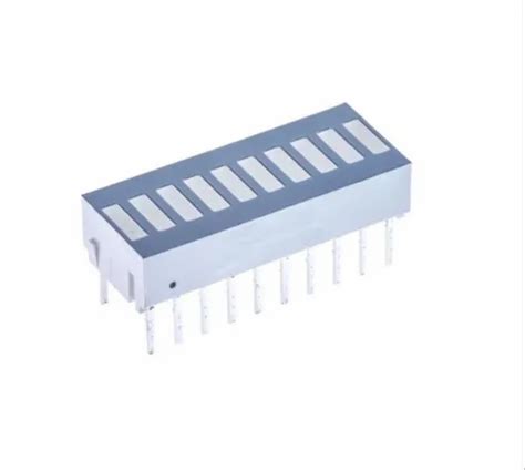 Segment LED Bar Graph Light Display With Red Yellow Green Blue At