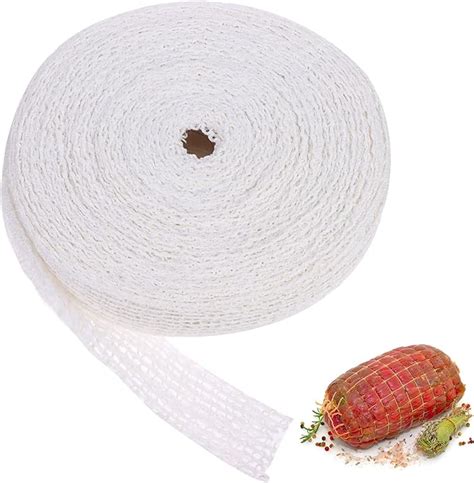 50m Meat Netting Roll Size 18 Elastic Smoked Meat Poultry Ham Netting Meat Butcher