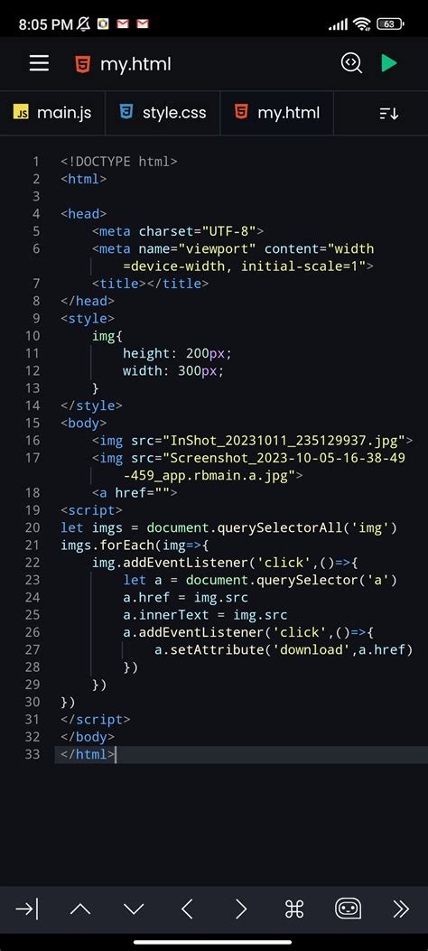 در دانلود عکس با جاوااسکریپت مشکل دارم