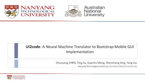 Pdf Ui2code A Neural Machine Translator To Bootstrap Mobile