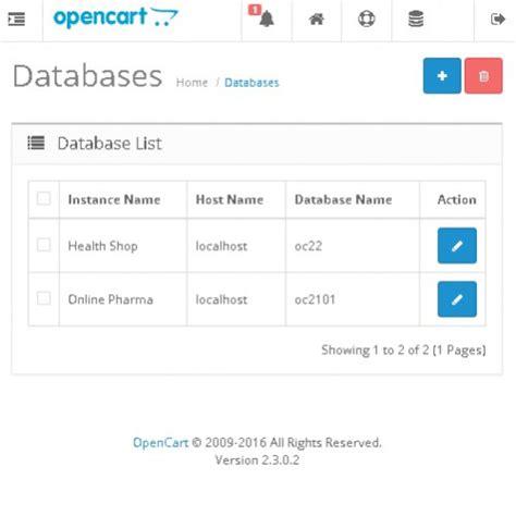 Switch Database Switch Between Opencart Databases