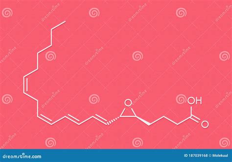 Leukotriene A4 Lta4 Molecule Skeletal Formula Chemical Structure
