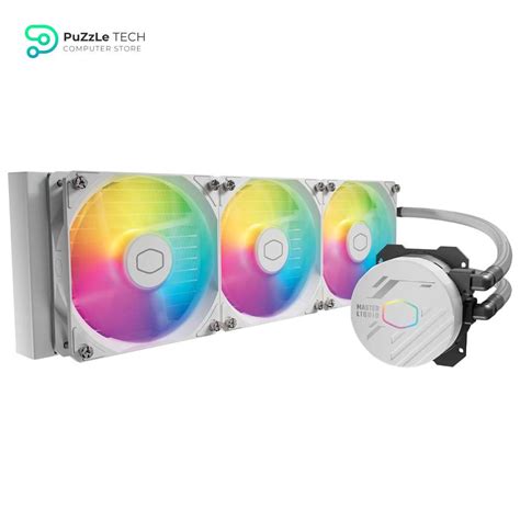 Coolermaster Masterliquid L Core Argb White Cpu Liquid Cooler