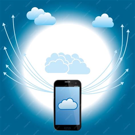 Premium Vector Cloud Computing And Networking Design Concept Mobile Internet