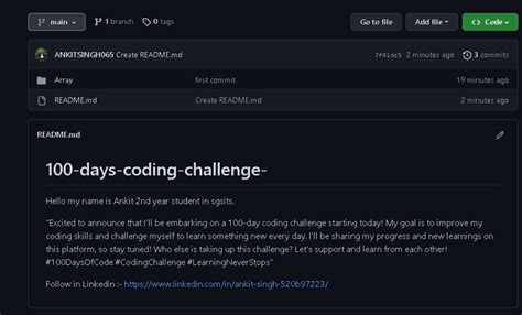 ankit singh on linkedin 100daysofcode codingchallenge learningneverstops coding programming…