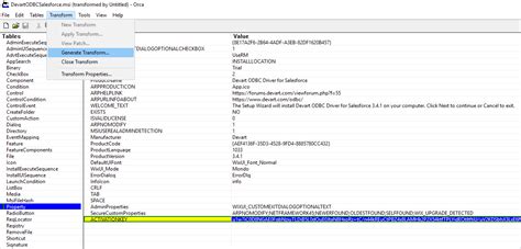 creating the mst file using orca odbc driver for snowflake