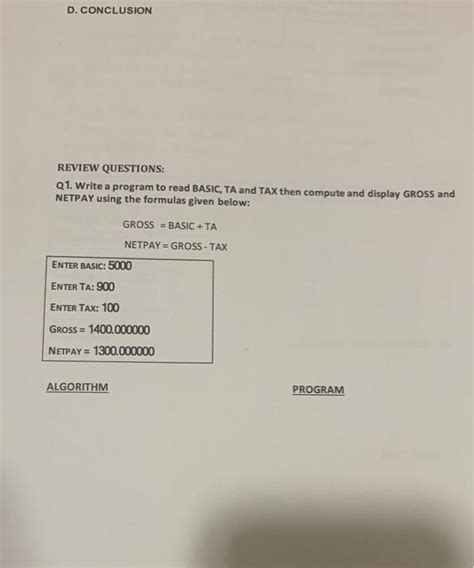 Solved Q1 Write A Program To Read Any Two Decimal Numbers