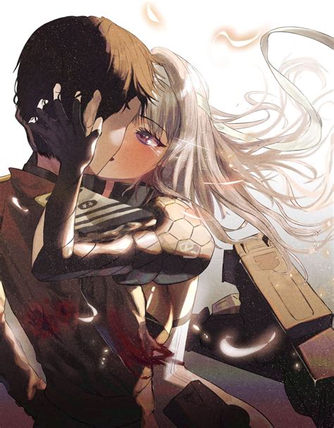 Commander And Modernia Goddess Of Victory Nikke Drawn By Kenkauser