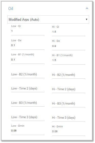 Dca Wrangler User Guide Decline Parameters Menu Ruths Ai Product Support