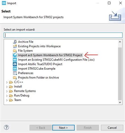 Solved How Do I Import The Gpioiotoggle Example Project Stmicroelectronics Community