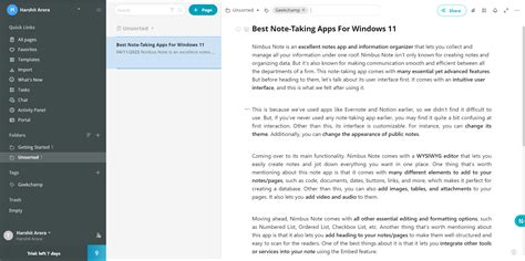 Best Note Taking App For Windows 11 Geekchamp