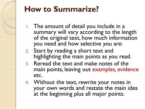 How To Summarize A Paragraph In Word