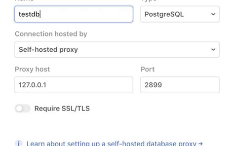 Self Hosted Database Proxies Observable Observable