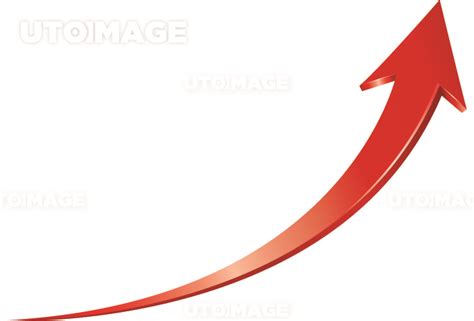 유토이미지 쭉쭉쭉 올라가는 그래프 화살표