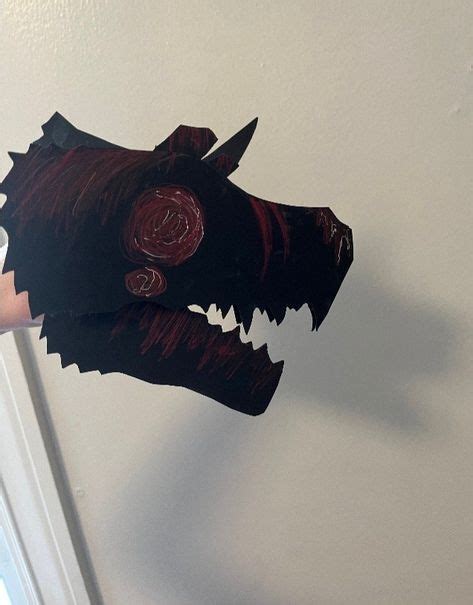Paper Dragon Puppet Ideas Scary