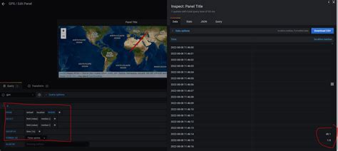 problem with influxdb and grafana · issue 76 · pr0ps grafana trackmap panel · github