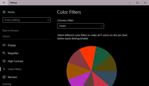 Color Blind Assistive Tech In Windows 10