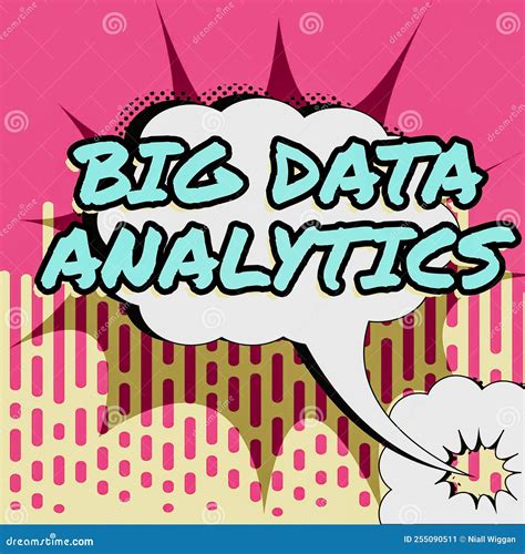 Hand Writing Sign Big Data Analyticsthe Process Of Examining Large And