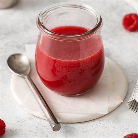 Raspberry Coulis 3 Ingredients Meaningful Eats
