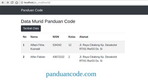 Membuat Crud Menggunakan Codeigniter 3 Dan Bootstrap 4