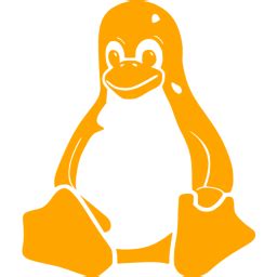Orange Linux Icon Free Orange Operating System Icons