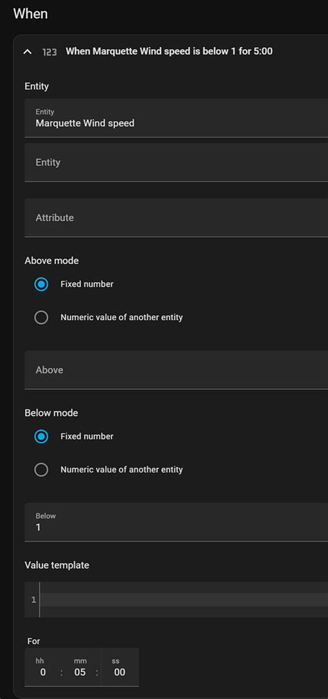Automation Below Value For Time Period Trigger Not Working Configuration Home Assistant